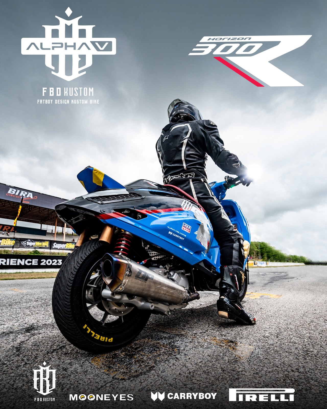HORIZON 300 R - ตัวแรงทีมแข่ง ALPHA VOLANTIS x FATBOY DESIGN
